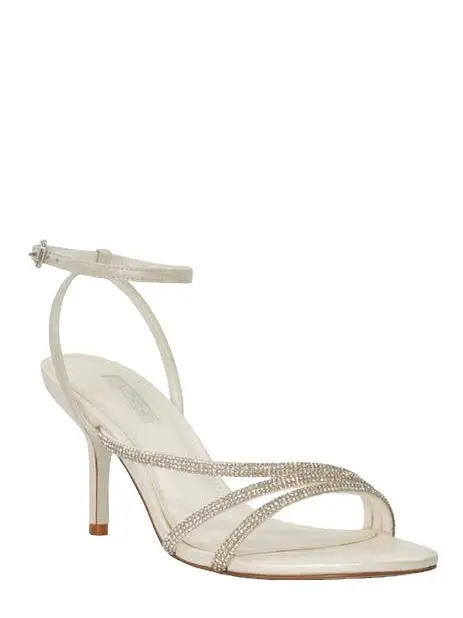 Dune London Midsummers Ankle Strap Sandal - Ivory