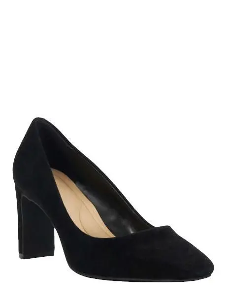 Dune London Arriving Block Heel Pump - Black