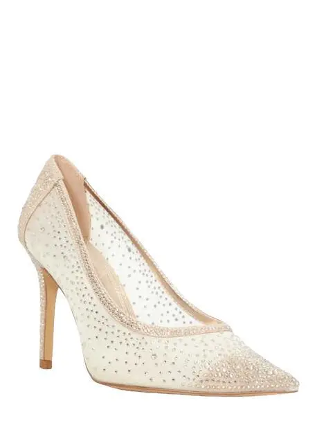 Dune London Brightest Pointed Toe Pumps - Gold