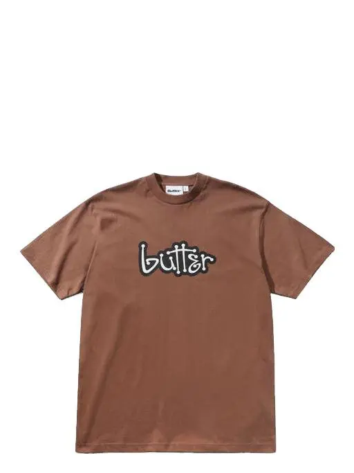 BUTTER GOODS Connections Graphic T-shirt - Brown