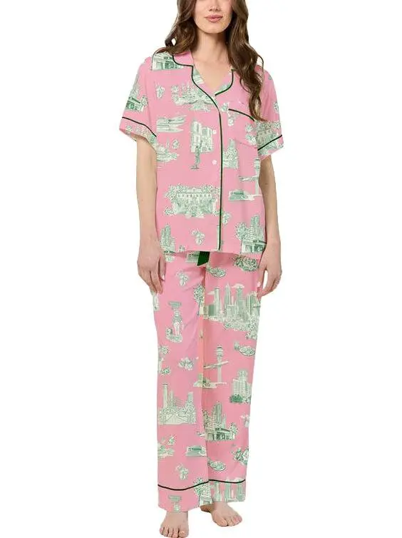 KATIE KIME Atlanta Toile Pants Set - Pink