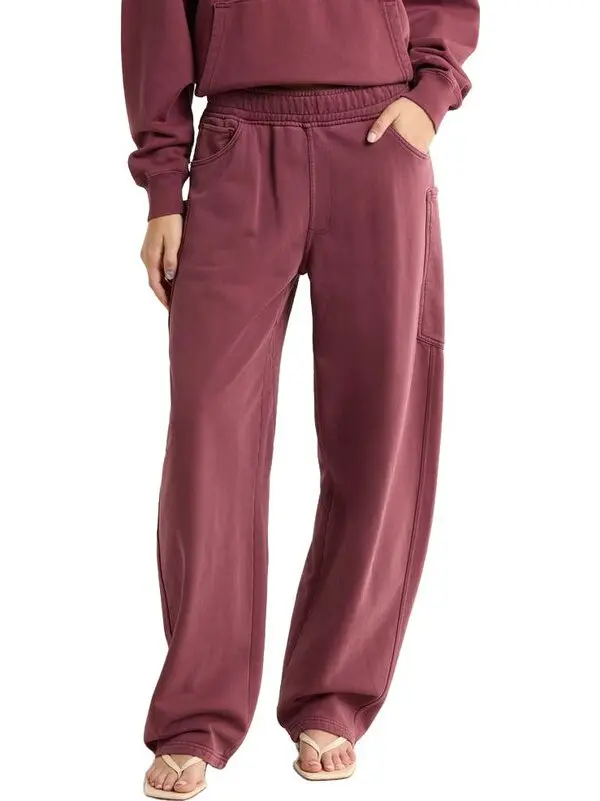 AFRM Ryan Cotton Barrel Sweatpants - Fig