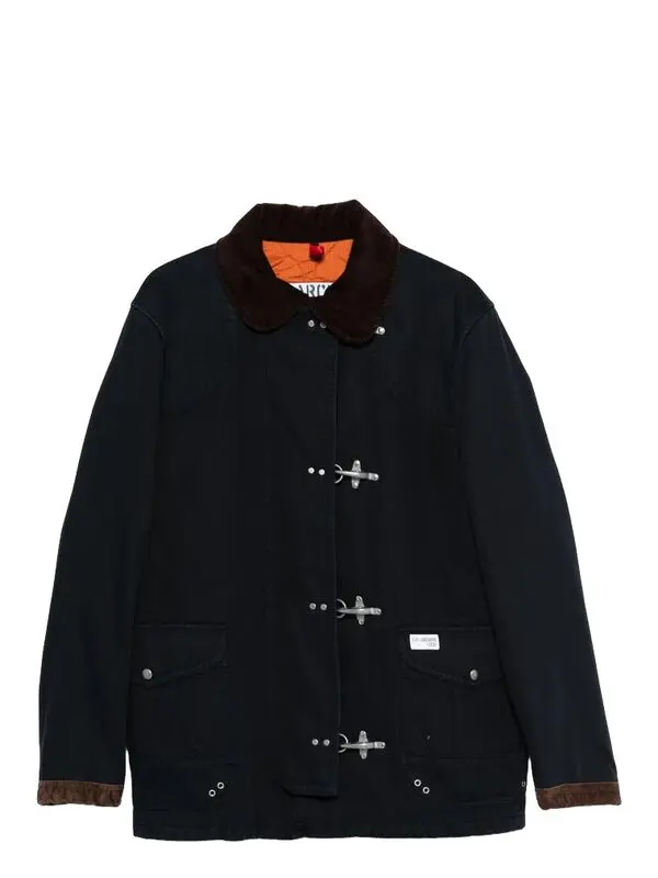 FAY Outerwear With Suede Inserts - Blue