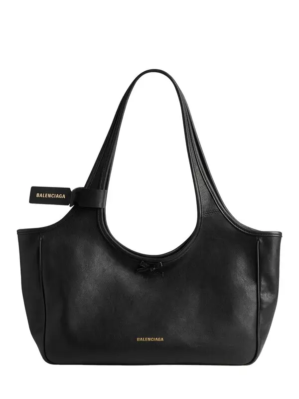 Balenciaga Laundrette East-west Tote Bag - Black