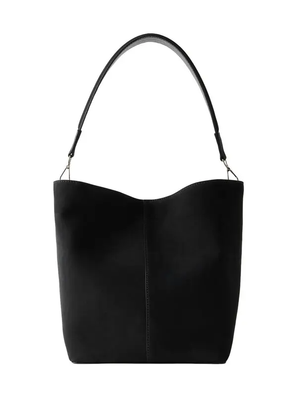 METIER Twist 22 Nubuck Shoulder Bag - Black