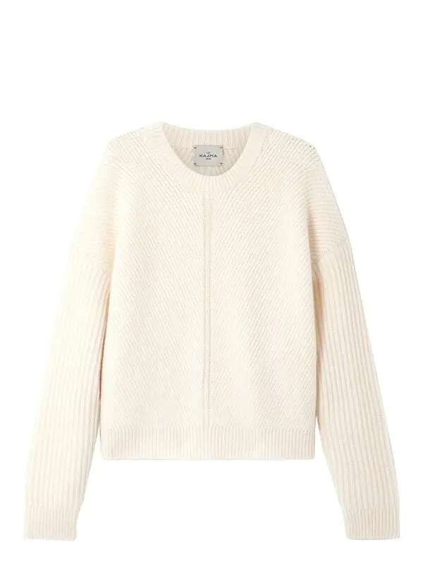 Le Kasha Puglia Organic Cashmere Pullover - White