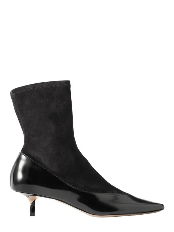 Jacquemus The Tourni Ankle Boots - Black