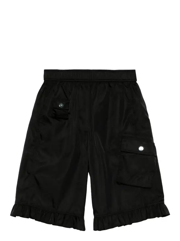 GANNI Nylon Shorts - Black