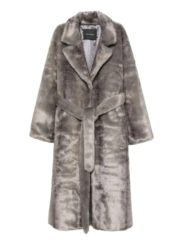 THELAURENT Faux Fur Coat - Grey