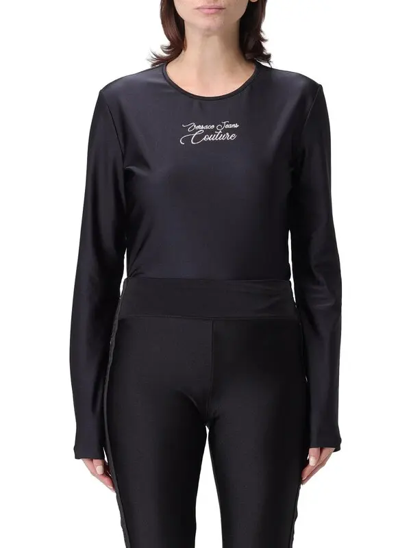 Versace Long Sleeve Bodysuit - Black