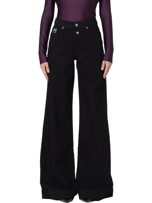 Versace Wide Leg Jeans - Black
