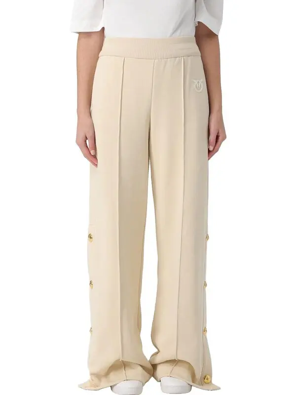 Pinko Wide-leg Trousers - Sand