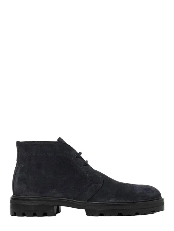 Hogan Lace-up Boots - Blue