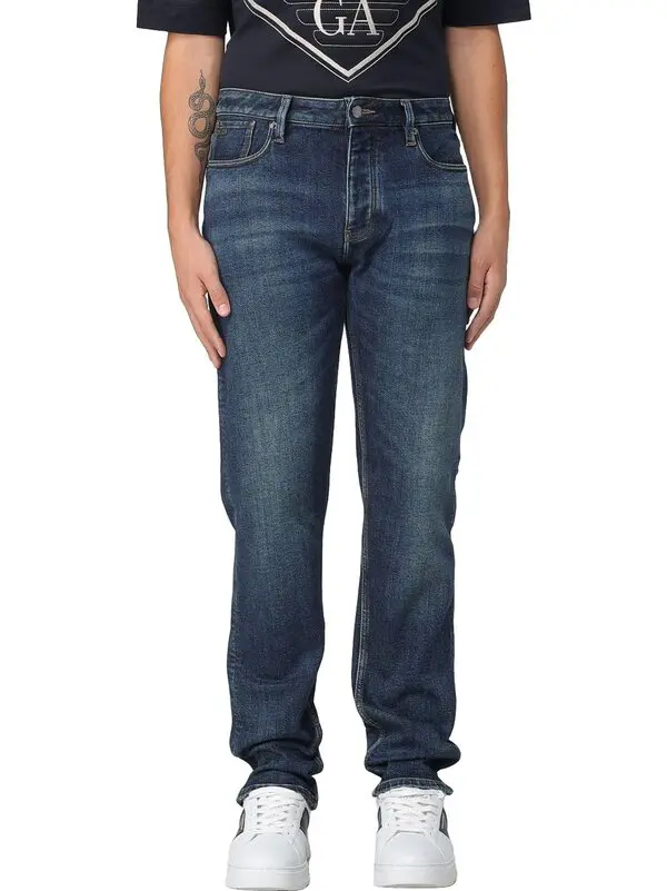 Emporio Armani Straight Leg Jeans - Blue