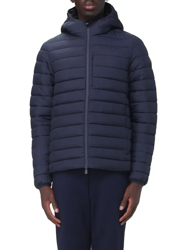 SAVE THE DUCK Hooded Padded Jacket - Blue