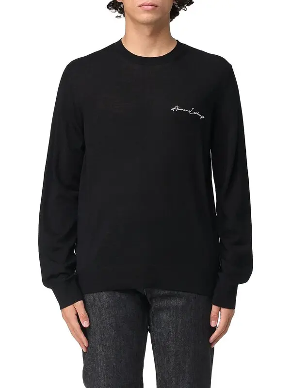 Armani Exchange Pullover Sweater - Black