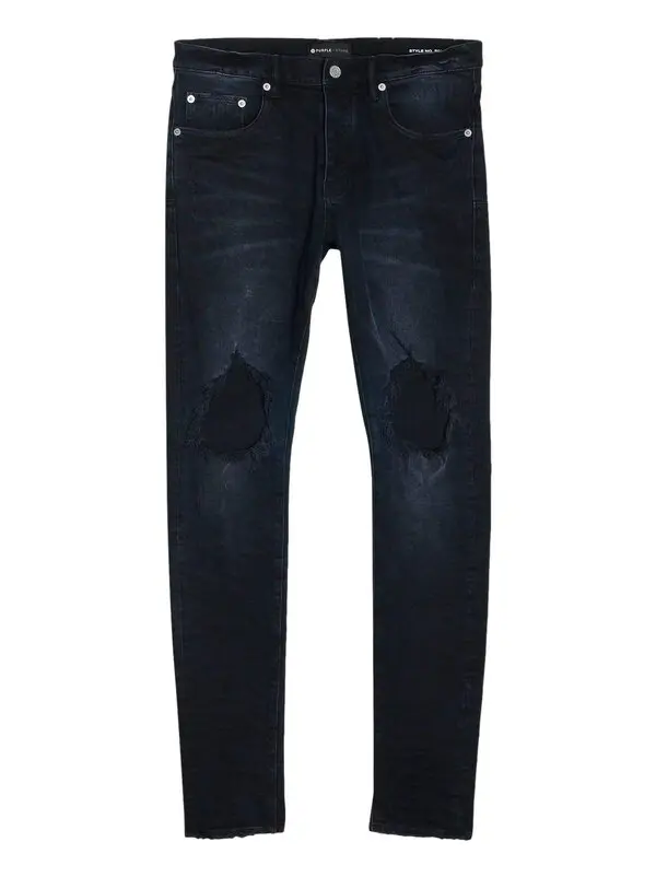 PURPLE BRAND Wash Blowout Jeans - Black
