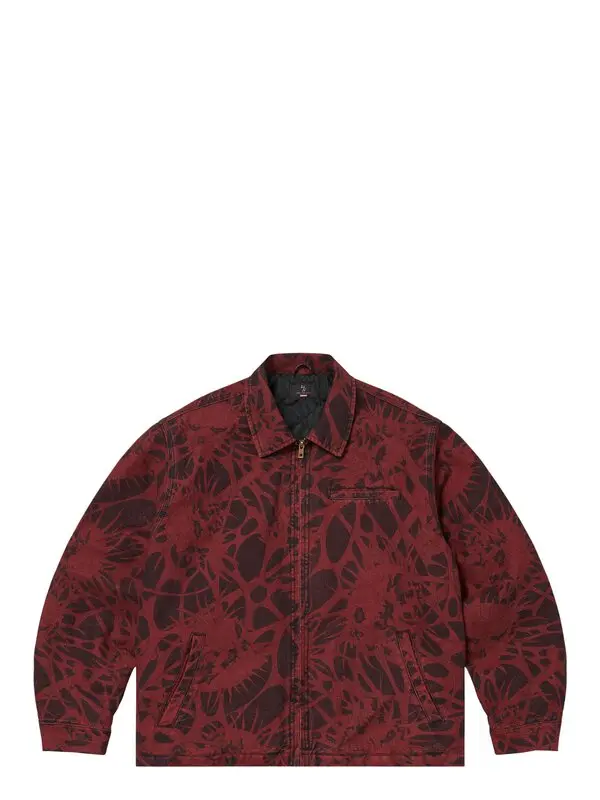 Supreme X Y’s Overdyed Denim Work Jacket - Red