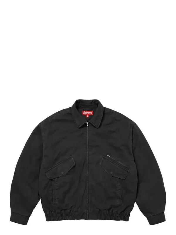 Supreme Hooded Utility Jacket - Black