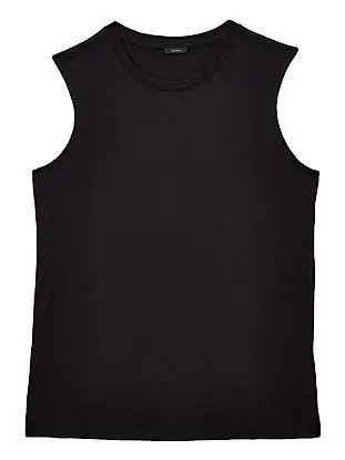 JOSEPH Cotton-silk Jersey Tank Top - Black
