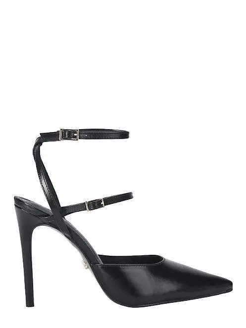 Carvela Eterno Heeled Leather Courts - Black