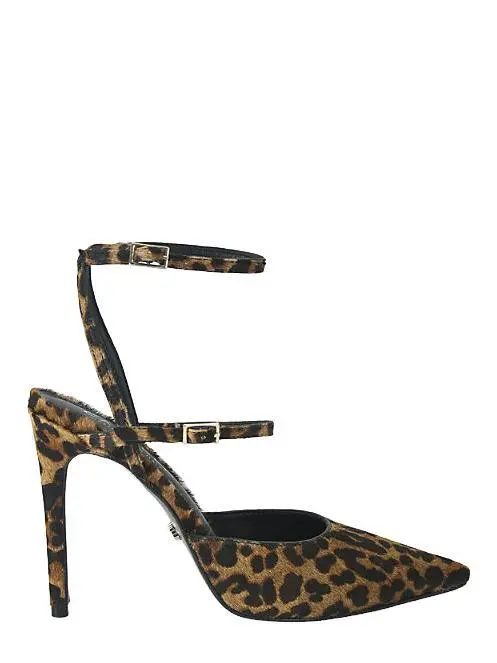 Carvela Eterno Leopard Print Leather Courts - Blk/brown