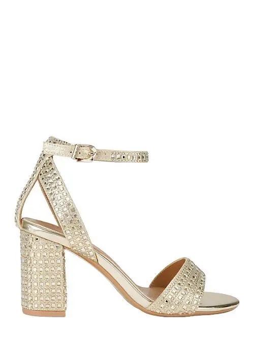 Carvela Kianni Wide-fit Heeled Sandals - Gold