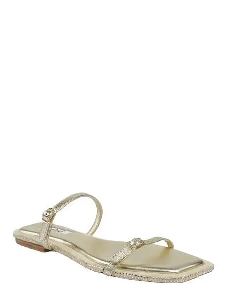 ZIGI Two-strap Sandal - Gold Leather