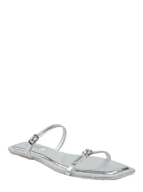 ZIGI Two-strap Sandal - Silver Leather