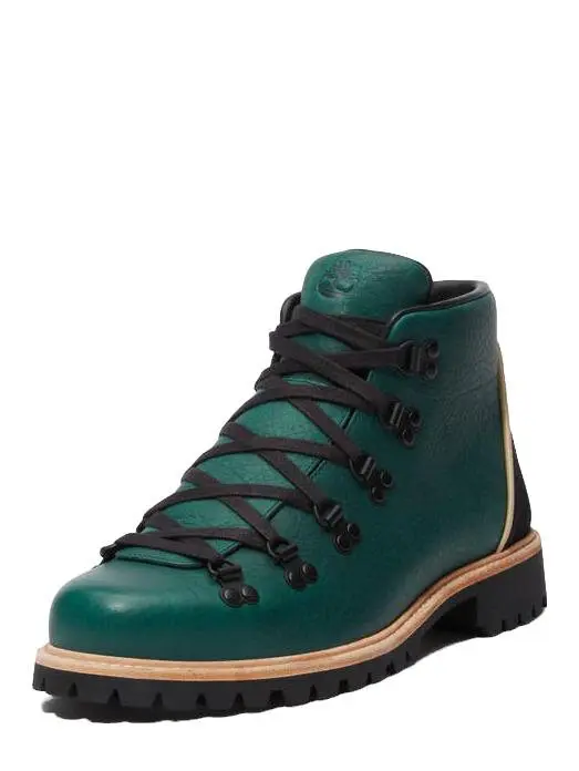 Timberland Authentic Hike Waterproof Mid Hiking Boot - Dark Green Full Grain