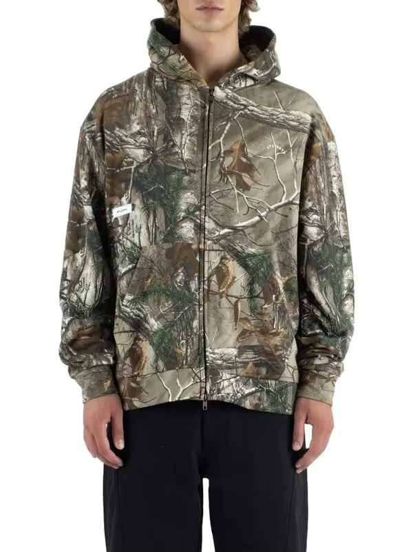 STUDENTS Name Howlings Realtree Cotton Zip-up Hoodie - Camo