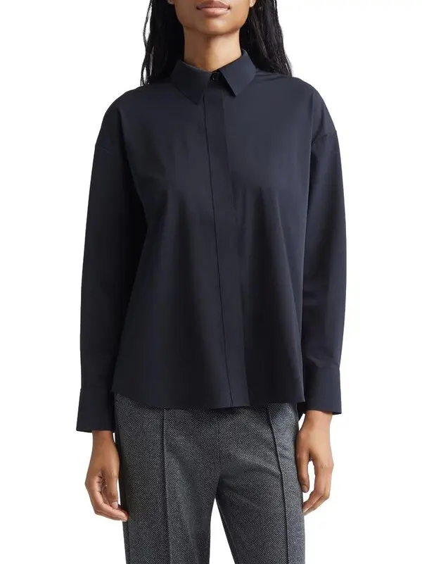 MM BY MAX MARA Ululo Button-up Shirt - Black
