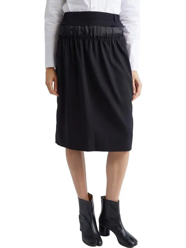 MAISON MARGIELA Anonymity Of The Lining Pencil Skirt - Black