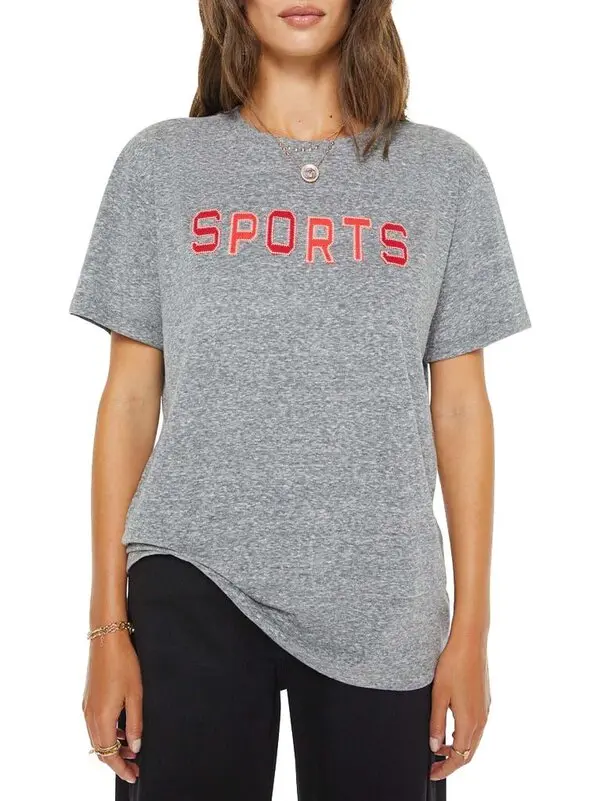 MOTHER The Rowdy Embroidered T-shirt - Sports