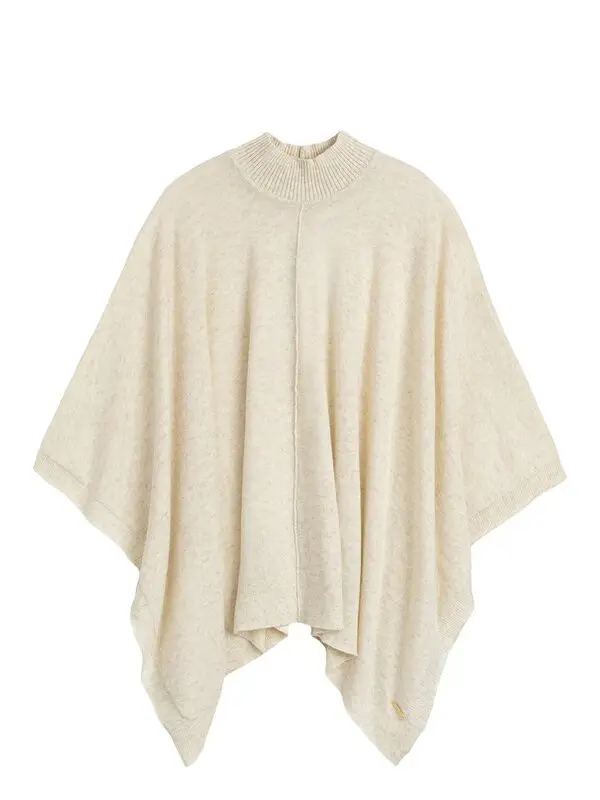 Ralph Lauren Knit Poncho - Cream