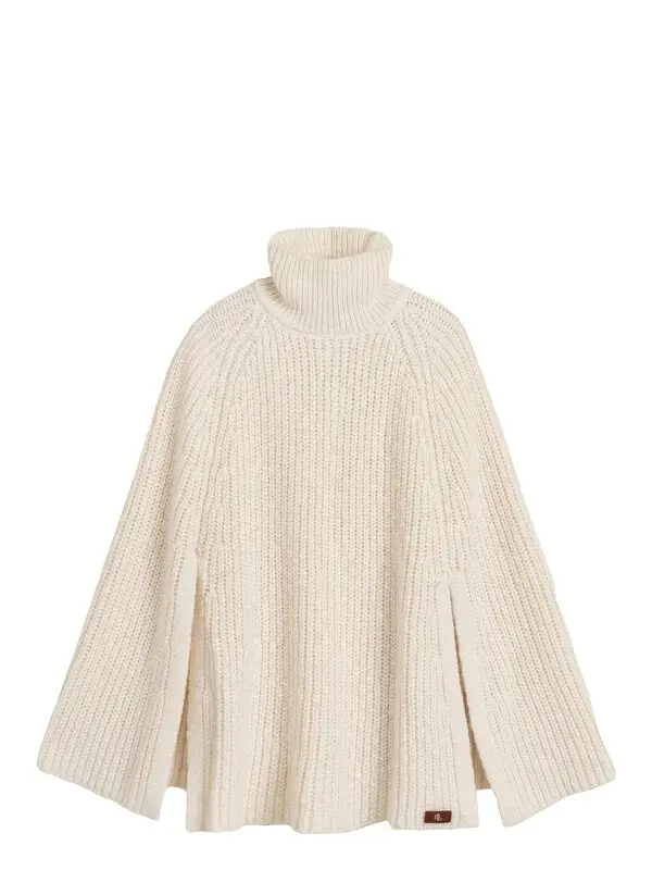 Ralph Lauren Knit Cape - Cream