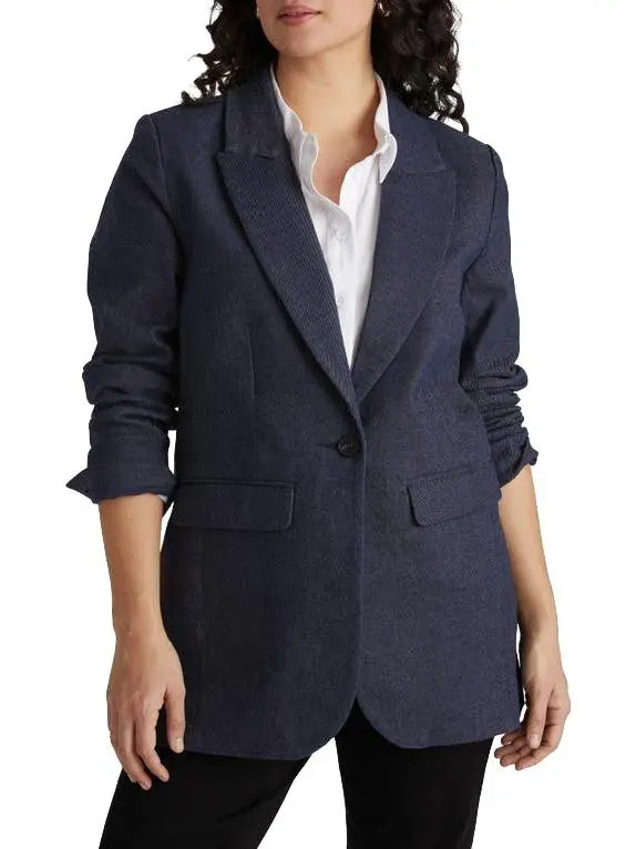 Universal Standard Denim Blazer - Indigo