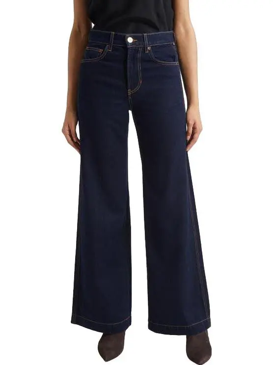 Veronica Beard Kasey Wide-leg Jeans - Indigo Rinse