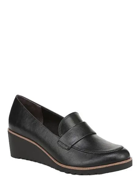 LIFESTRIDE Wedge Loafer Pump - Black