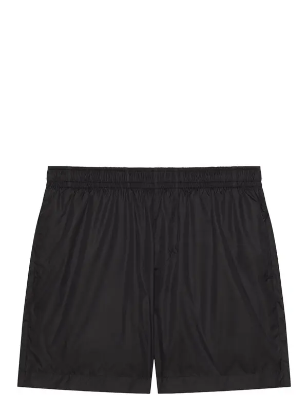 Givenchy Polyamide Swim Shorts With Patch - Black
