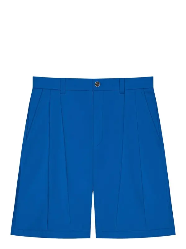Givenchy Cotton Twill Bermuda Shorts - Electric Blue