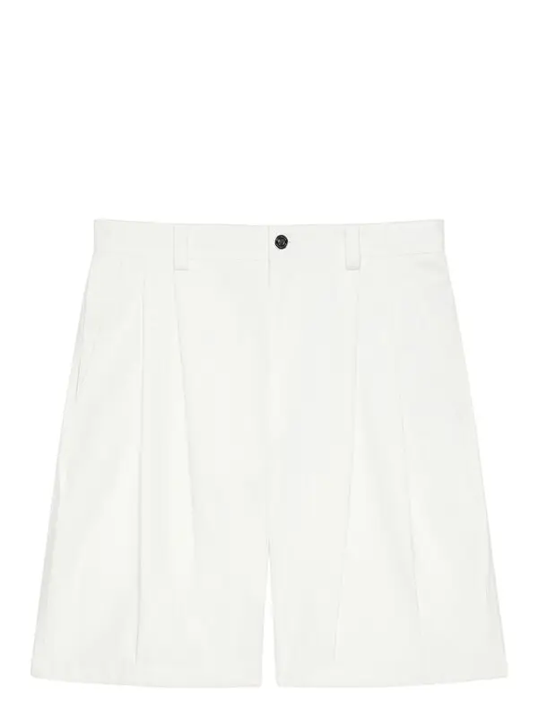 Givenchy Cotton Twill Bermuda Shorts - Ivory