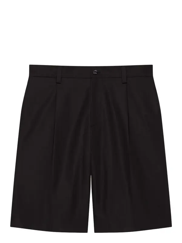 Givenchy Cotton Poplin Bermuda Shorts - Black