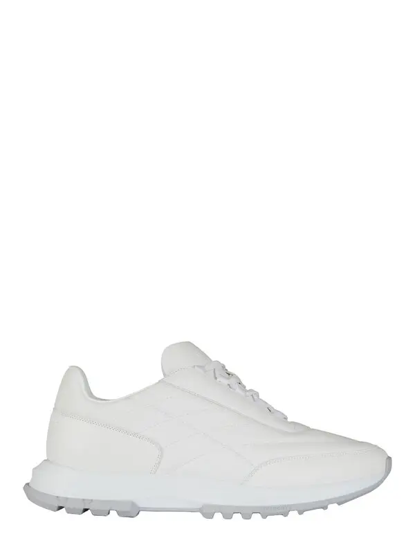 Givenchy Trainers In Shiny Padded Leather - White