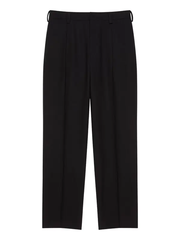 Givenchy Relaxed Fit Flannel Trousers - Black