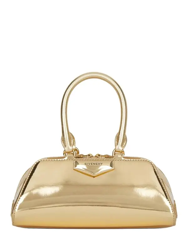 Givenchy Mini Antigona East-west Bag In Laminated Leather - Multicolor