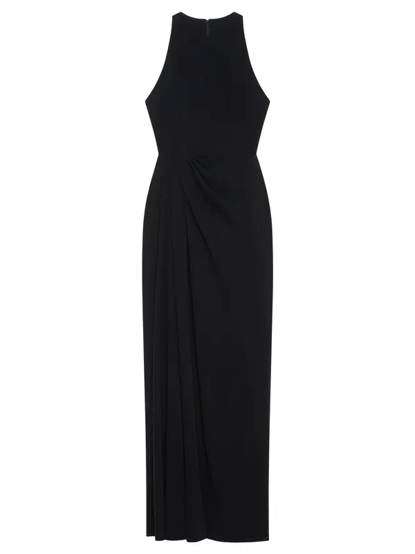Givenchy Draped Halterneck Evening Dress - Black
