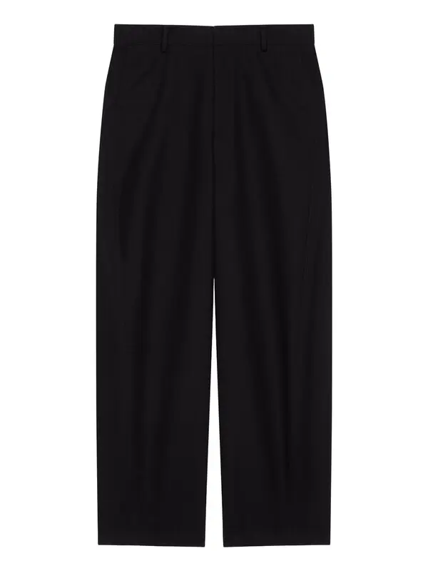 Givenchy Couture Seam Flannel Trousers - Black