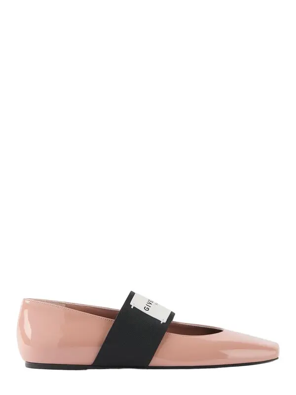 Givenchy Sliced Square Ballerinas - Powder