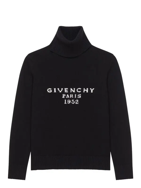 Givenchy Long-sleeved Turtleneck Sweater - Black